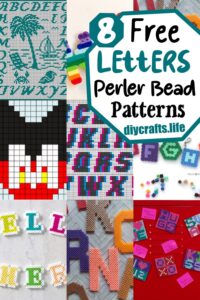8 Perler Bead Letters Patterns Free - DIY Crafts