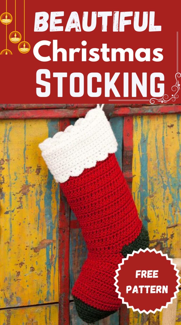 20 Best Crochet Christmas Stocking Patterns - DIY Crafts