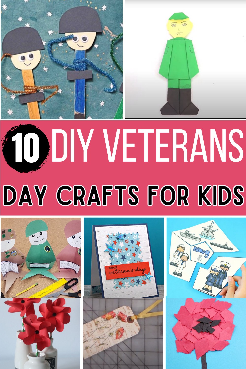 10 DIY Veterans Day Crafts For Kids - DIY Crafts