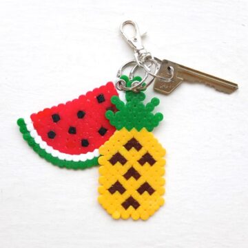 5 Fruit Perler Bead Patterns Free - DIY Crafts