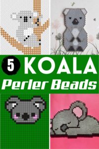5 Koala Perler Beads Patterns Free - DIY Crafts