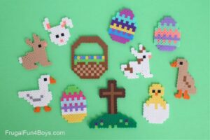 8 Easter Perler Bead Patterns For Holiday Fun - DIY Crafts