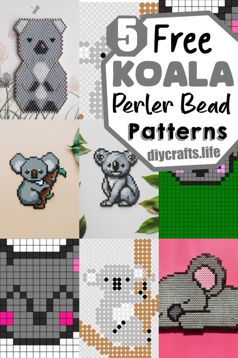 5 Koala Perler Beads Patterns Free - DIY Crafts