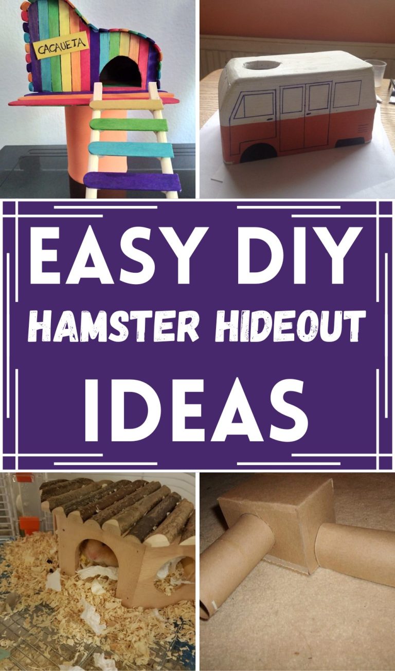 18 DIY Hamster Hideout Ideas - Homemade Hamster Houses - DIY Crafts