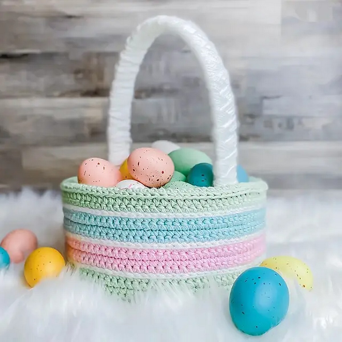 16 Crochet Easter Basket Patterns Free - DIY Crafts