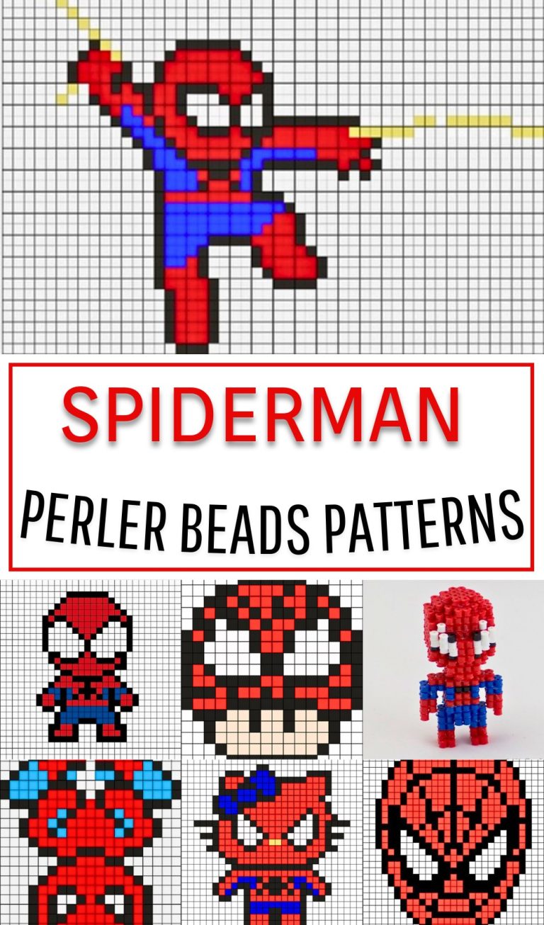 11 Spiderman Perler Bead Patterns For Spidey Fans - DIY Crafts