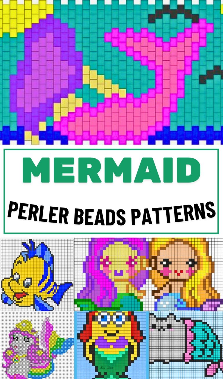 12 Mermaid Perler Beads For Ocean Lovers - DIY Crafts