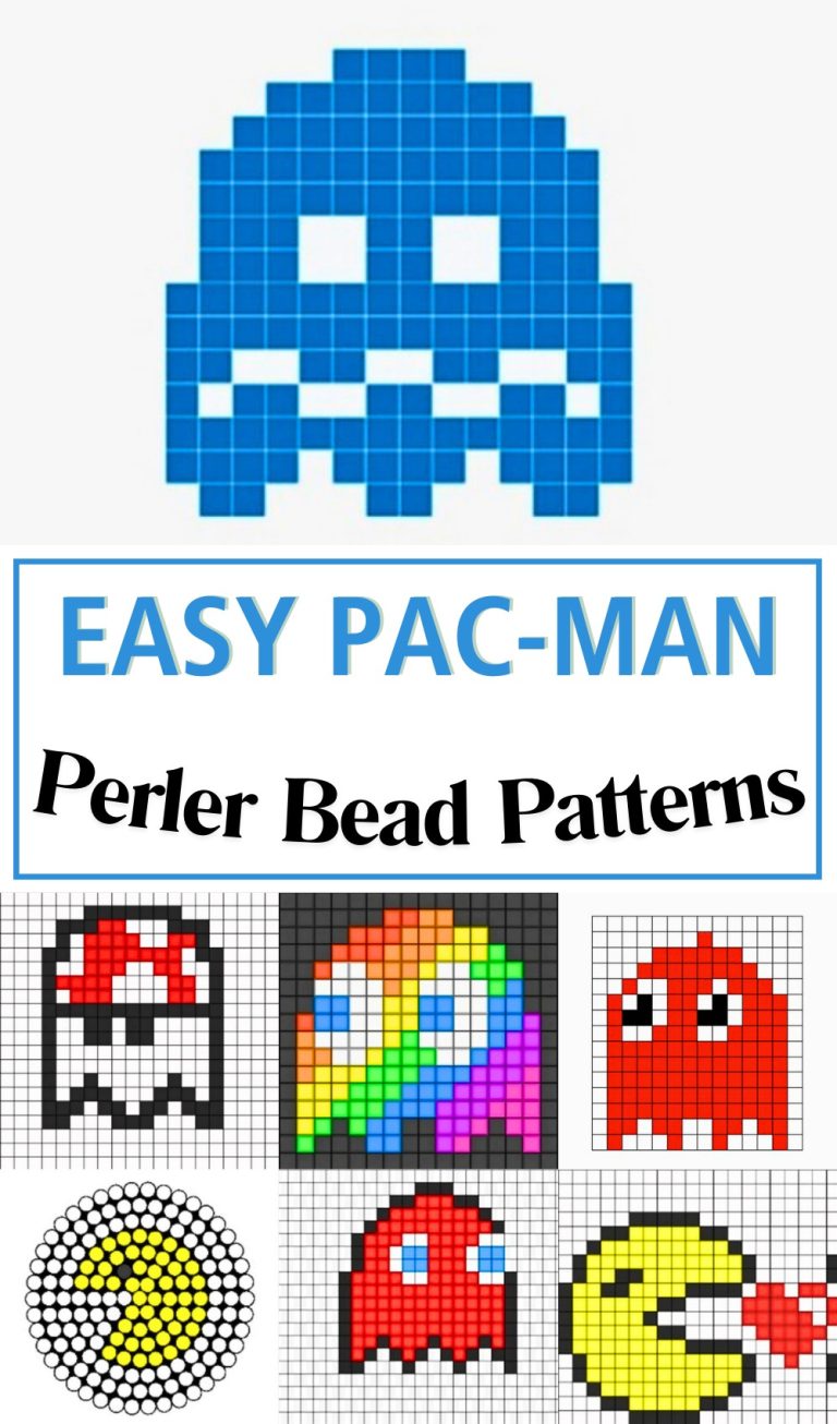 16 Easy Pac-Man Perler Beads Patterns - DIY Crafts