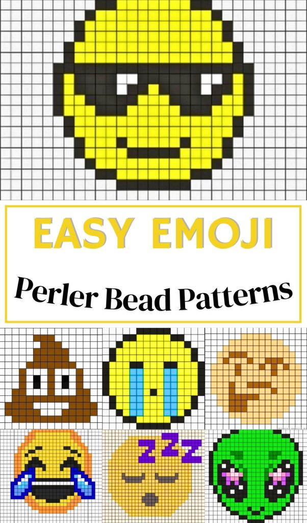 17 Easy Emoji Perler Bead Patterns For Every Mood - DIY Crafts