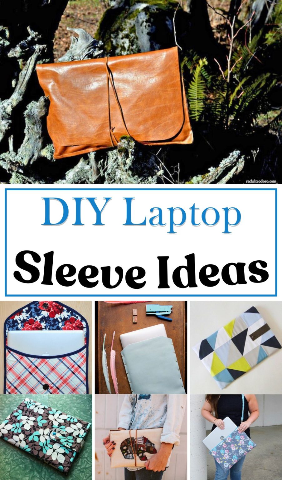 18 Inexpensive DIY Laptop Sleeve Ideas - DIY Crafts
