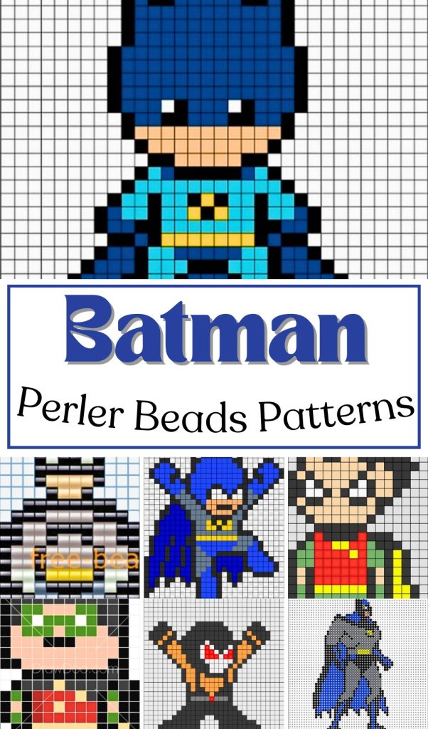 19 Easy Batman Perler Beads Patterns - DIY Crafts