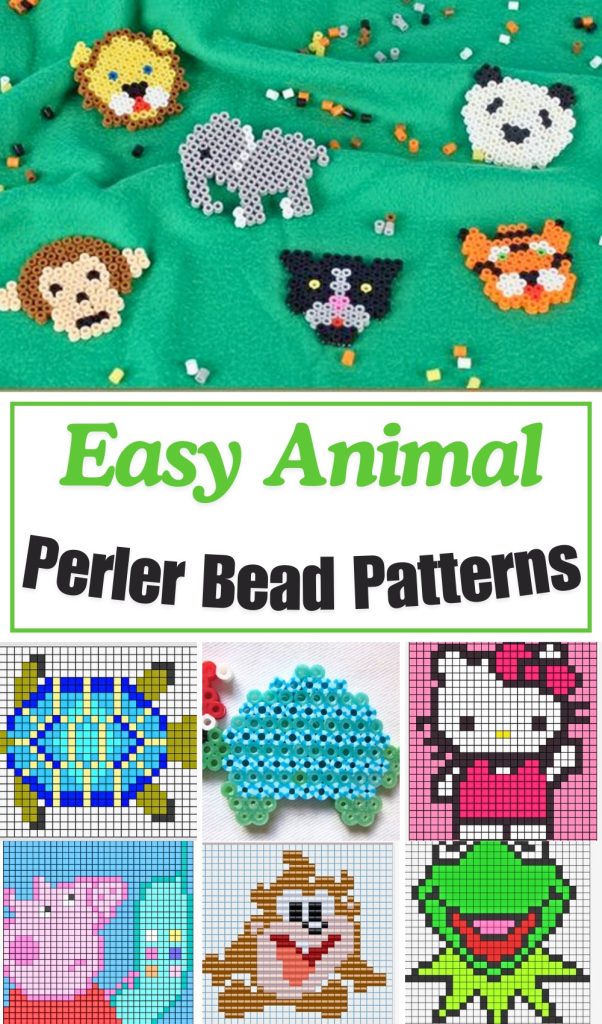 20 Easy Animal Perler Bead Patterns For Kids - DIY Crafts