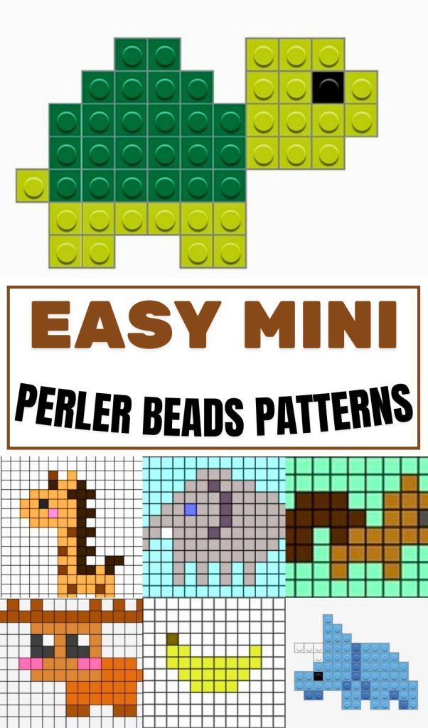20 Mini Perler Bead Patterns For Fun Crafting - DIY Crafts