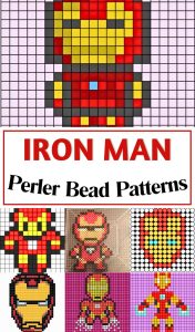 21 Easy Iron Man Perler Beads Patterns - DIY Crafts
