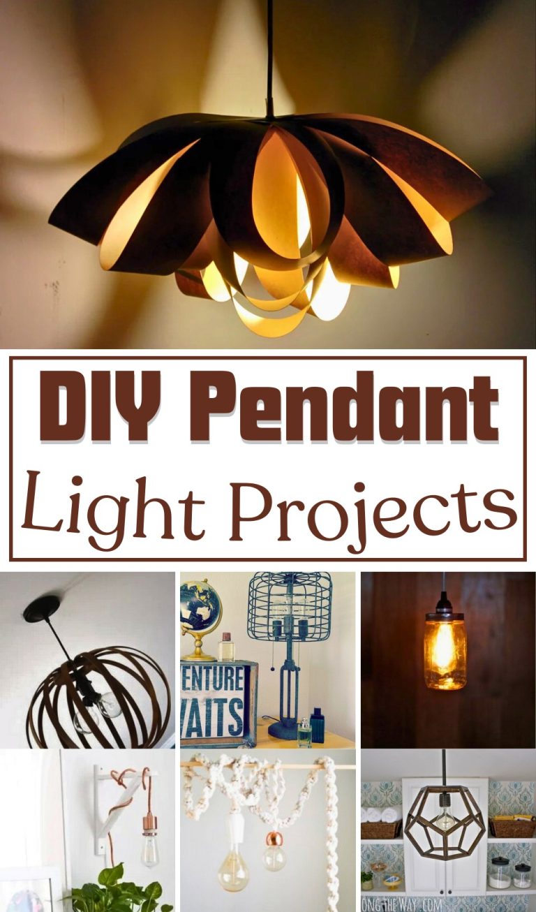 23 DIY Pendant Light Projects To Brighten Up Your Home - DIY Crafts