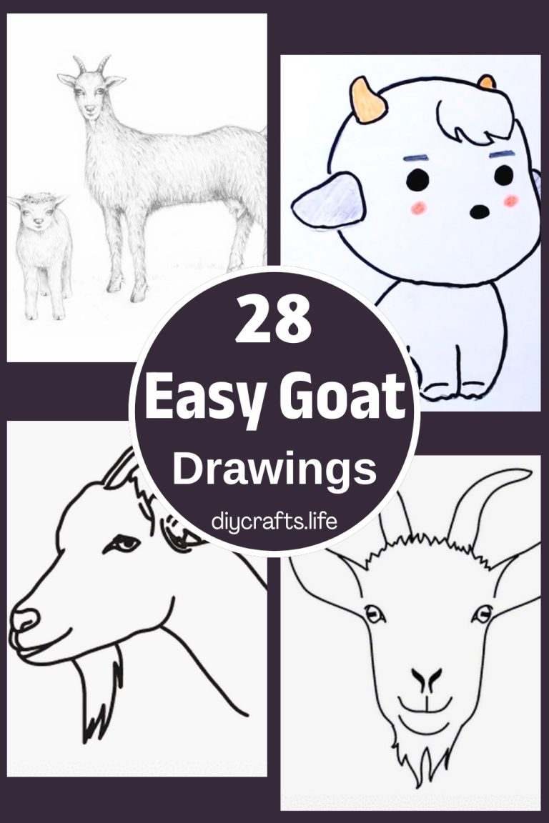 28 Learn Goat Drawing Ideas with Drawing Tutorial - DIY Crafts