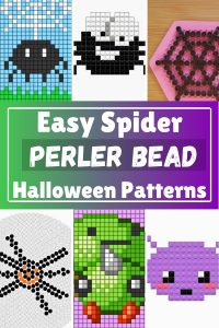 12 Spider Perler Bead Patterns For Halloween - DIY Crafts