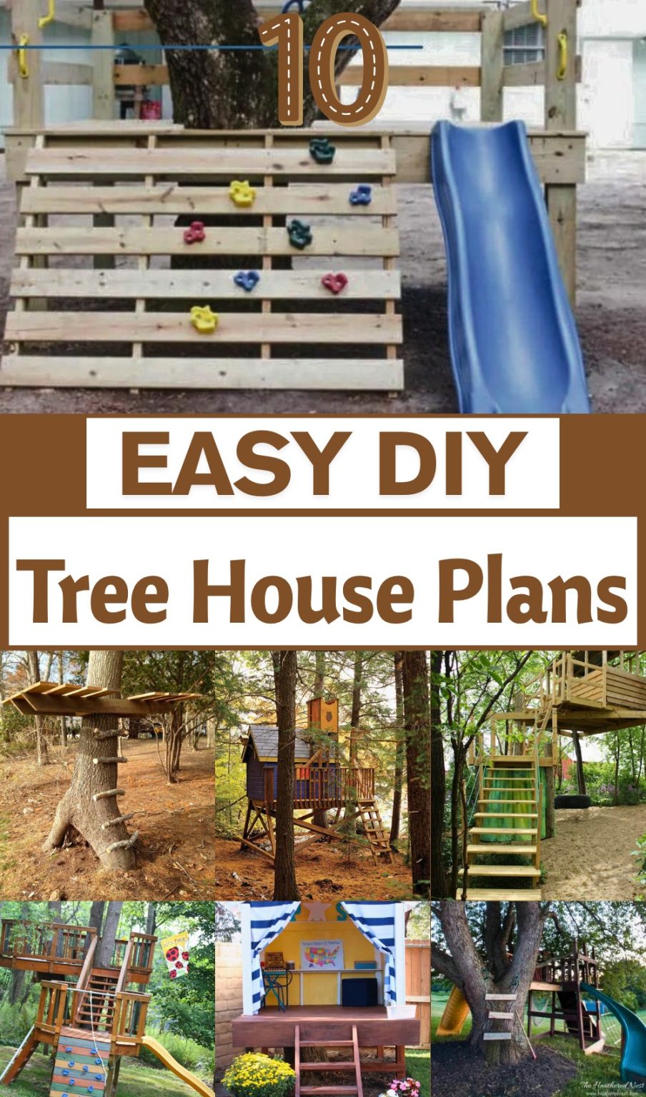 10 DIY Tree House Plans - DIY Crafts