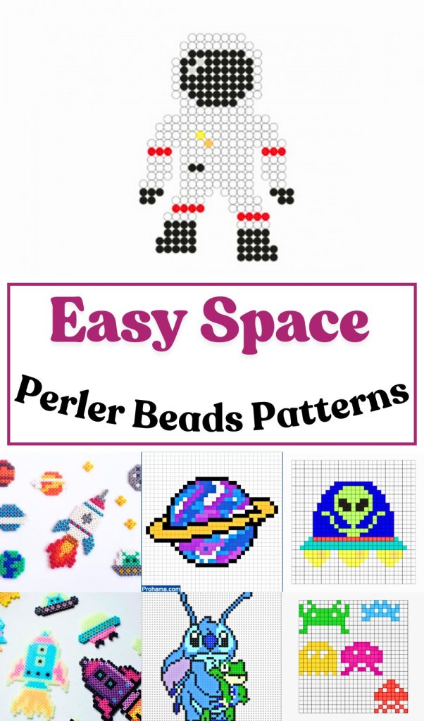 10 Space Perler Bead Patterns Free - DIY Crafts