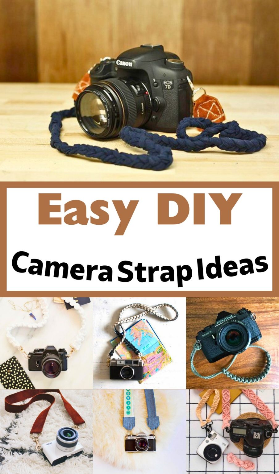 20 DIY Camera Strap Ideas For Photographers - DIY Crafts