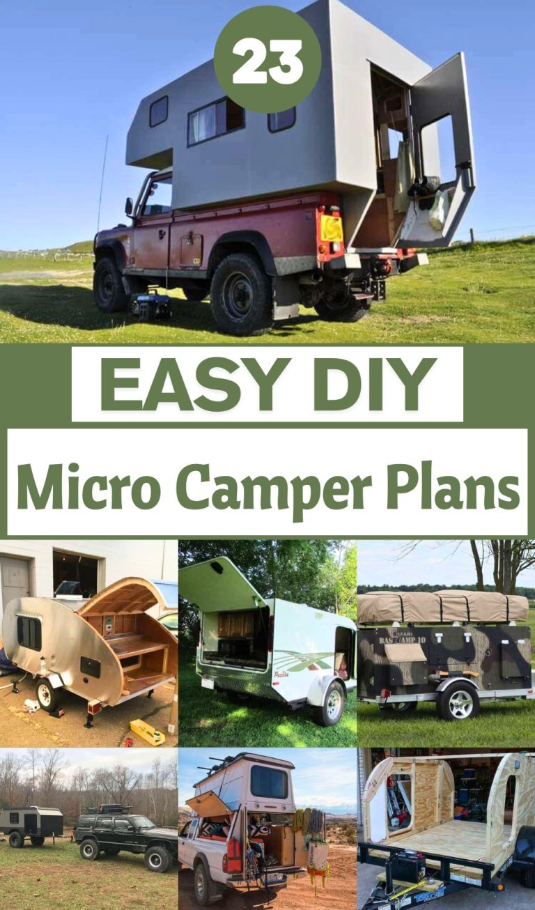 23 DIY Micro Camper Plans You Can Build Easily - DIY Crafts