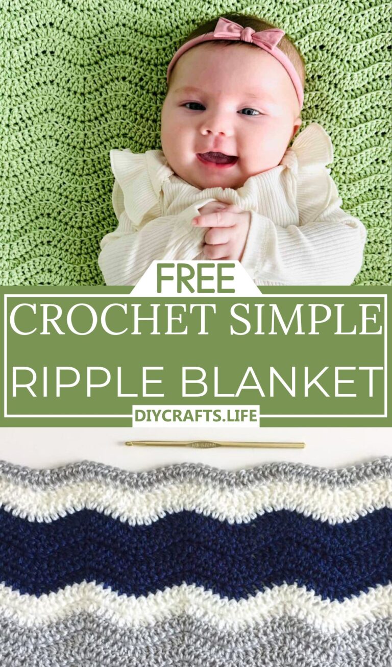 Crochet Ripple Blanket Patterns With Elegant Designs - DIY Crafts