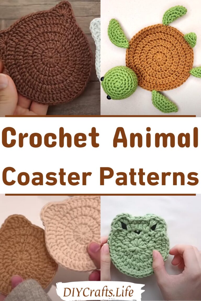 Fun Crochet Animal Coaster Patterns To Protect Your Tables From Moist ...