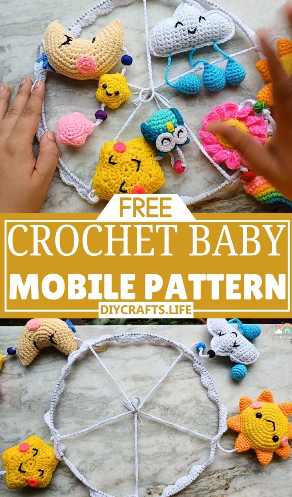 Crochet Baby Mobiles Patterns For Nursery Decor - DIY Crafts