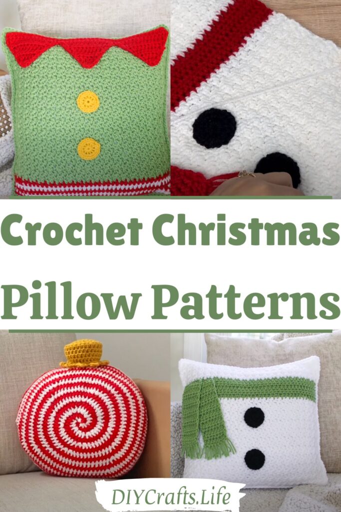 Crochet Christmas Pillow Patterns for a Festive Home - DIY Crafts