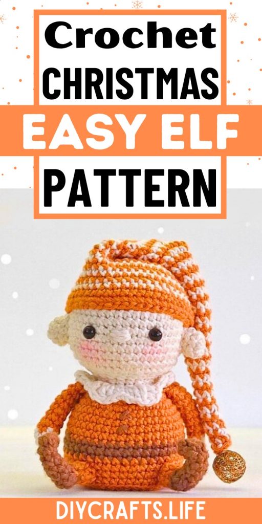 Crochet Elf Pattern In Festive Attire - DIY Crafts