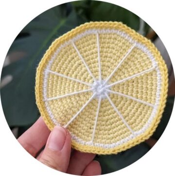 Crochet Fruit Coasters Pattern - DIY Crafts