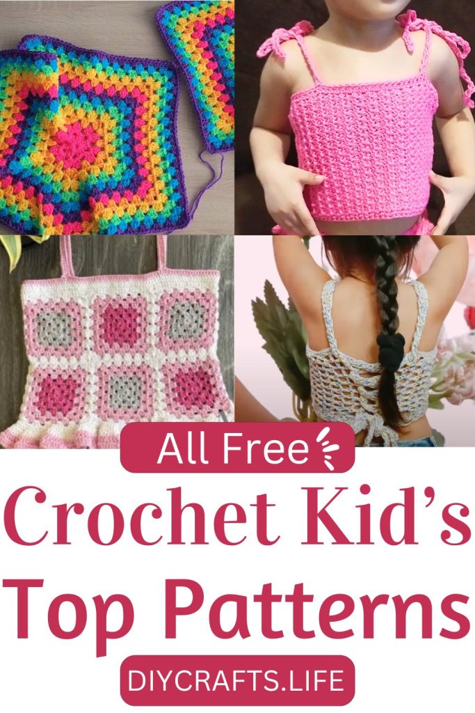 Easy Crochet Kid's Top Patterns - DIY Crafts