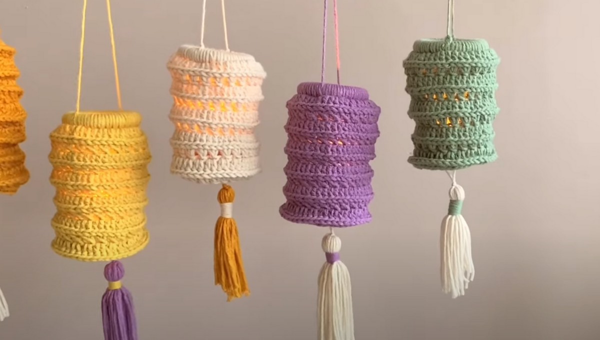 Crochet Lighting Cozy Patterns To Glow Your Lights Around - DIY Crafts