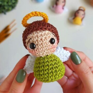 Crochet Little Angel Pattern For Heavenly Ornament - DIY Crafts