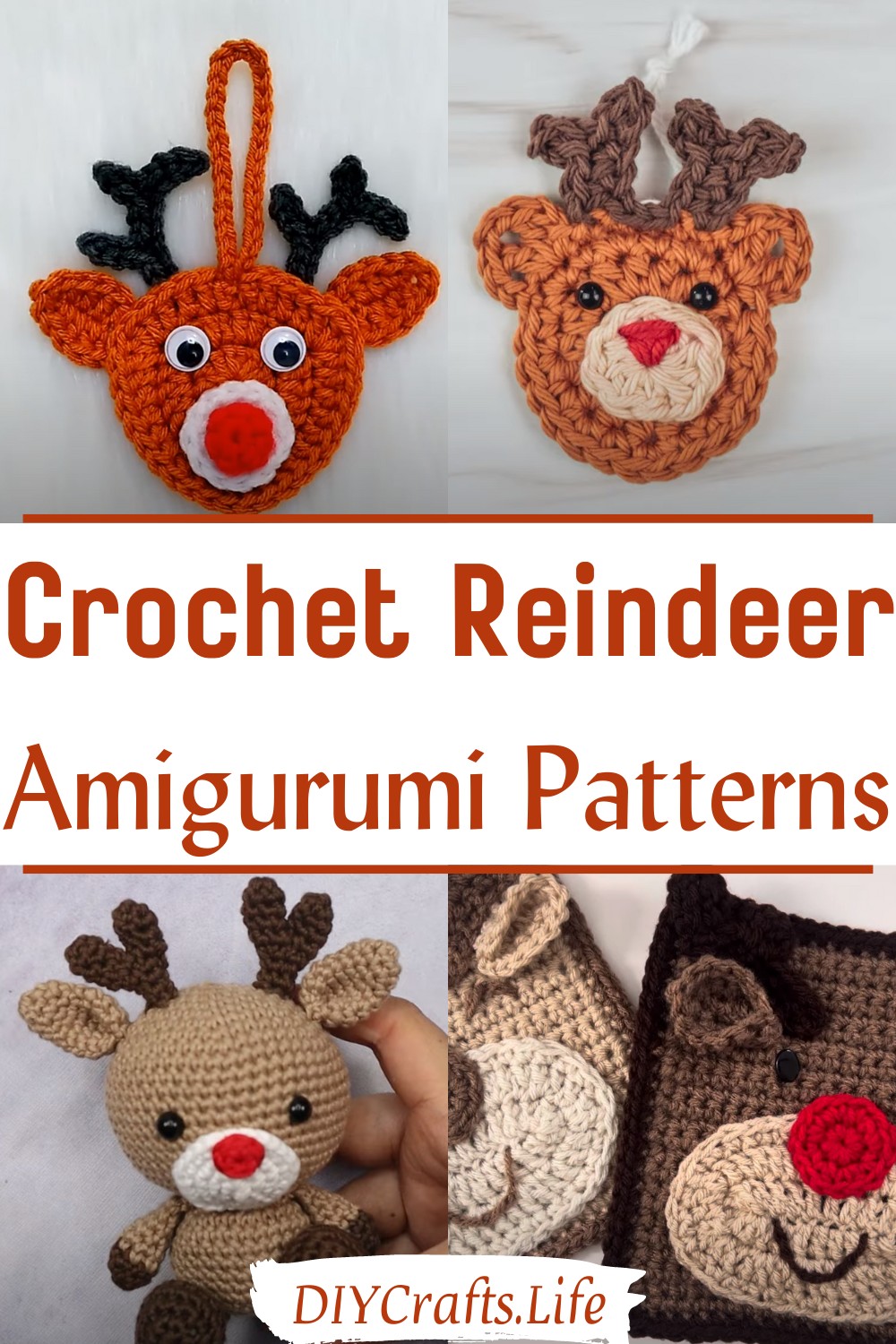 Super Cute Crochet Reindeer Amigurumi Patterns - DIY Crafts