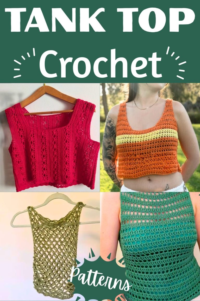 Crochet Tank Top Patterns For Summer Season - DIY Crafts