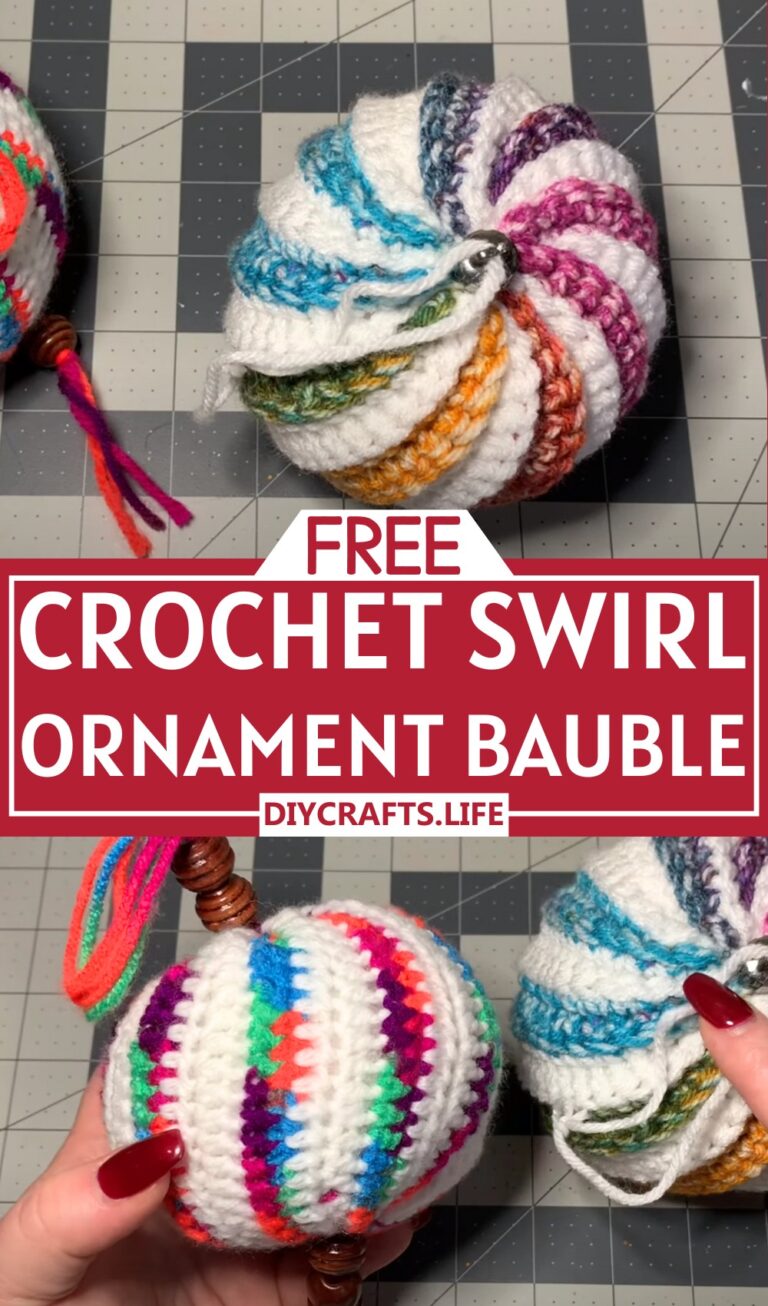 Crochet Christmas Swirl Ornament Patterns For Holiday Sparkle - DIY Crafts