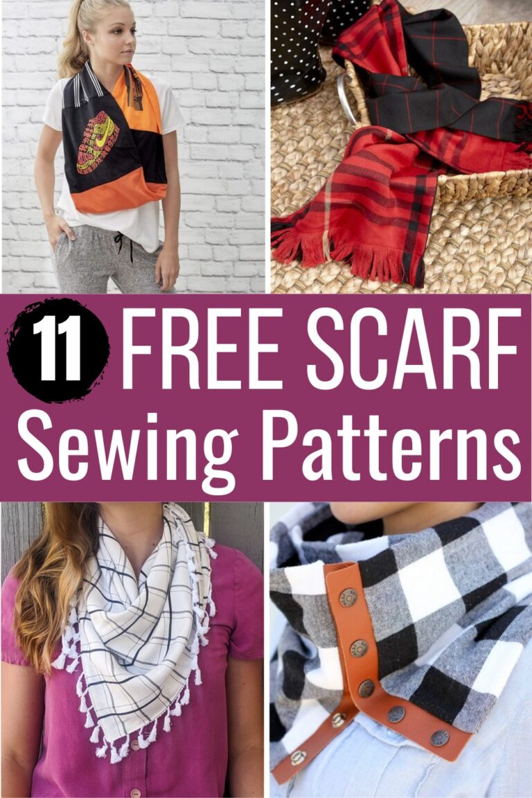 11 Free Scarf Sewing Patterns - DIY Crafts