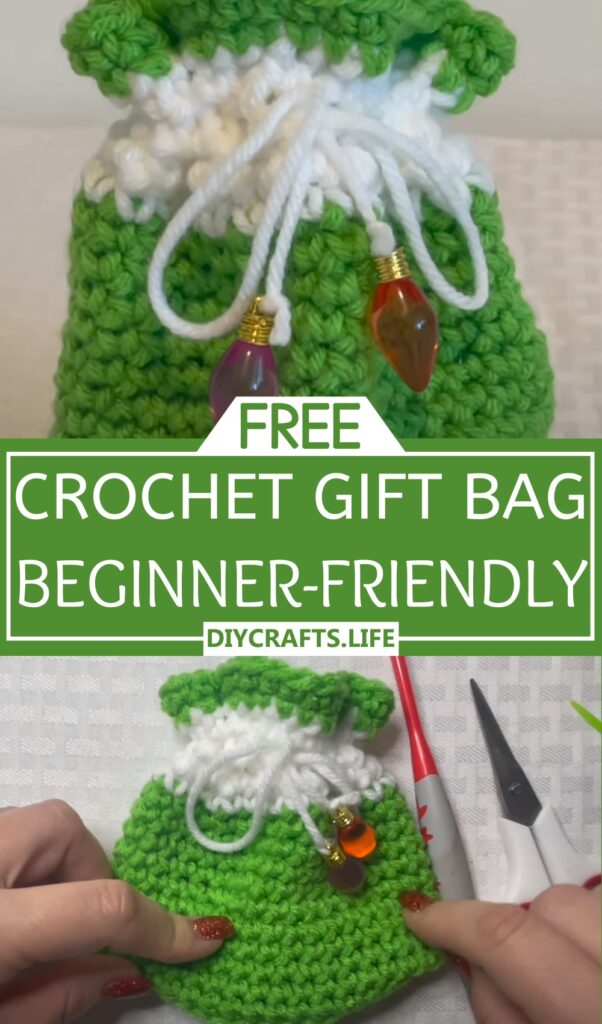 Cute Crochet Christmas Gift Bag Patterns - DIY Crafts