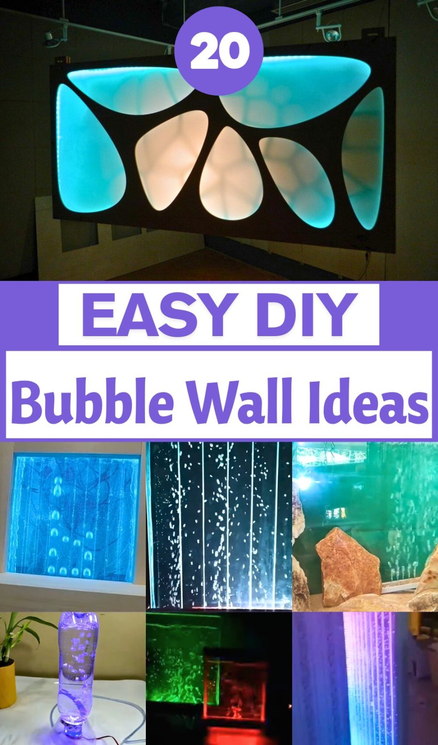 20 DIY Bubble Wall Ideas - Easy To Installation - DIY Crafts