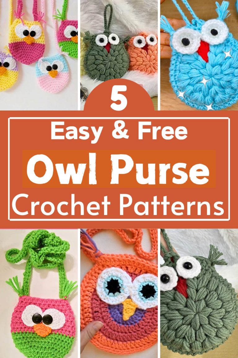 Fun And Practical Crochet Owl Purse Patterns - DIY Crafts
