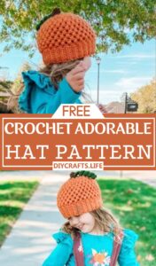 Crochet Pumpkin Hat Patterns For Fall Days - DIY Crafts