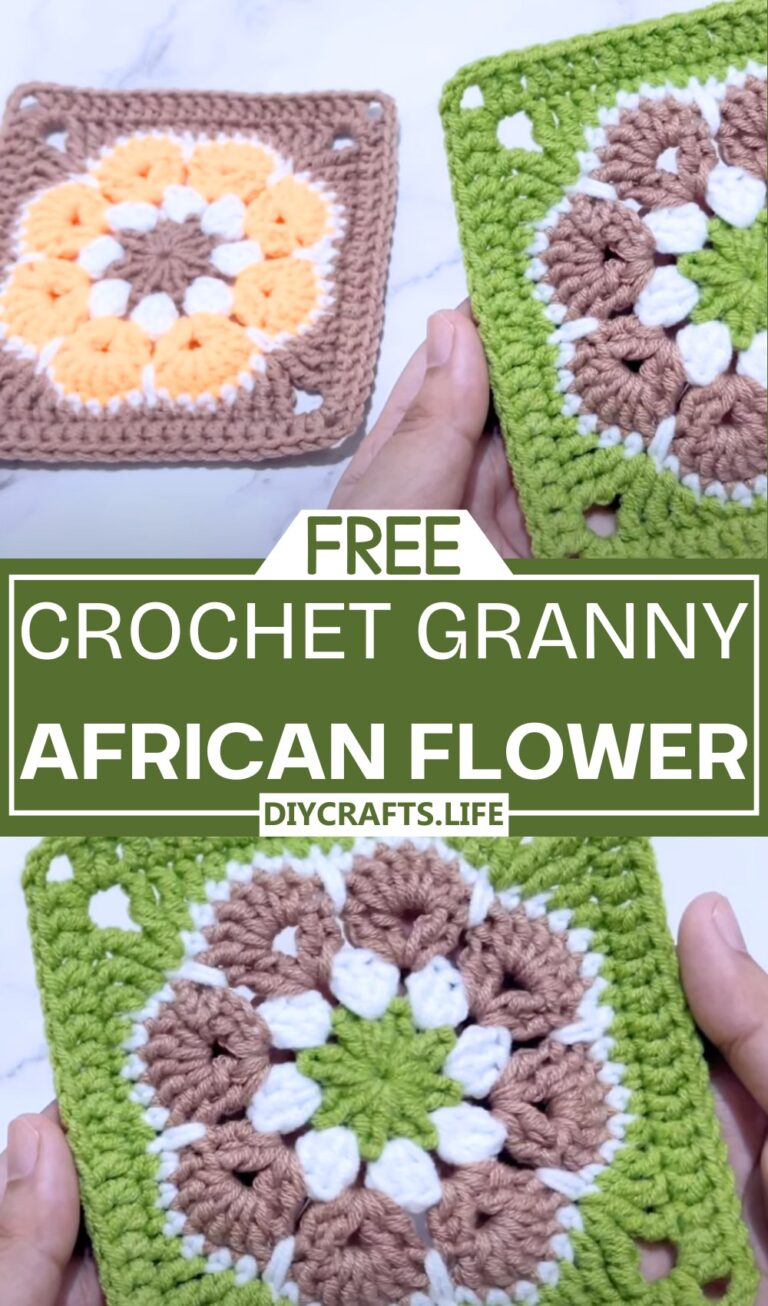 Crochet African Flower Square Patterns - DIY Crafts