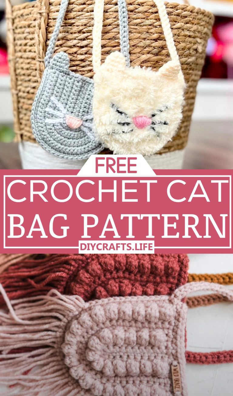 Free Crochet Cat Bag Patterns for Cat Lovers - DIY Crafts