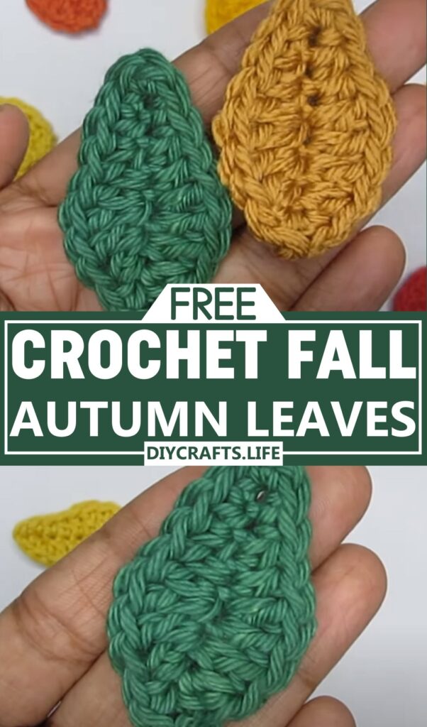 Crochet Fall Leaves Patterns for Autumn Decor - DIY Crafts
