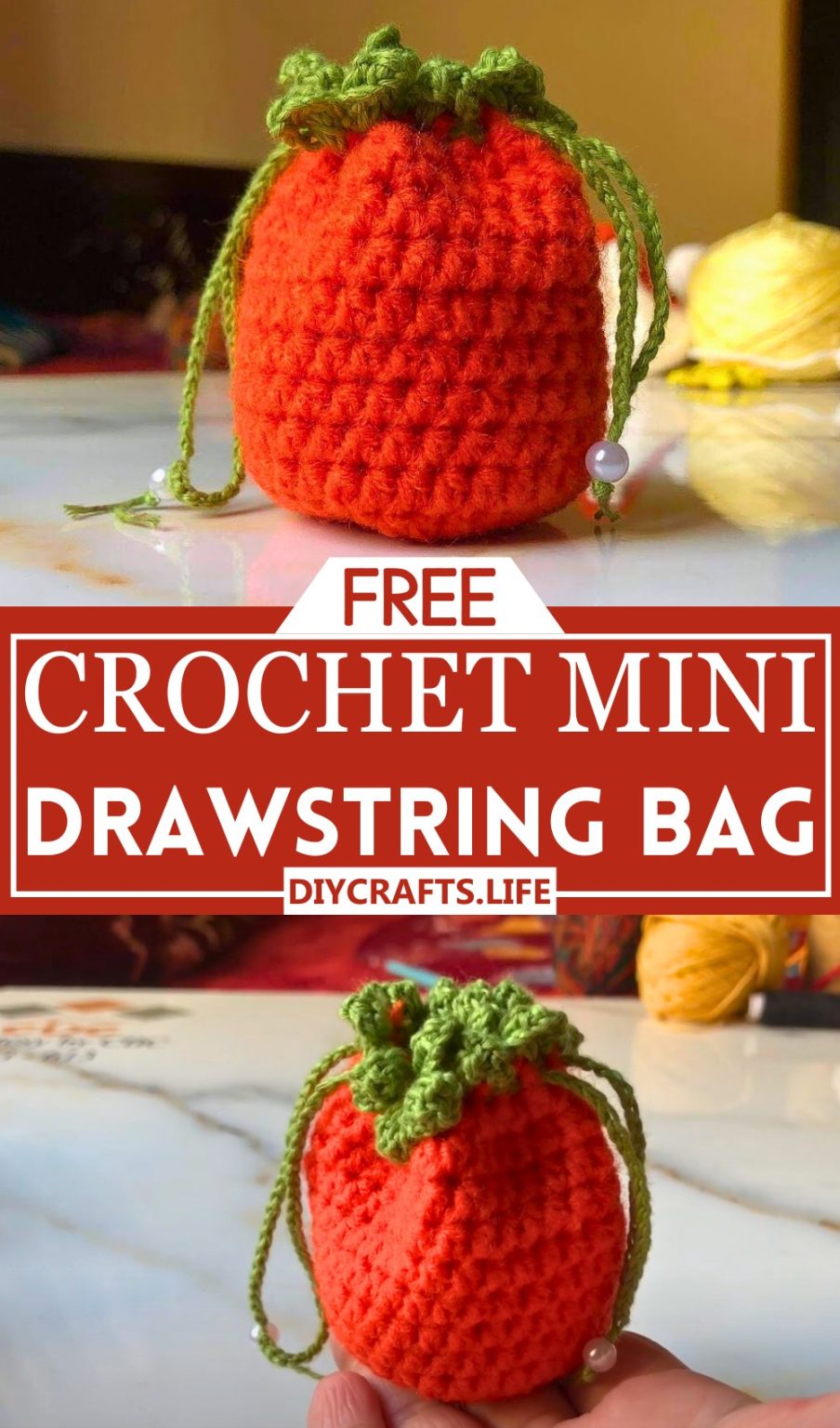 Crochet Drawstring Bag Patterns For Handmade Pouch - DIY Crafts