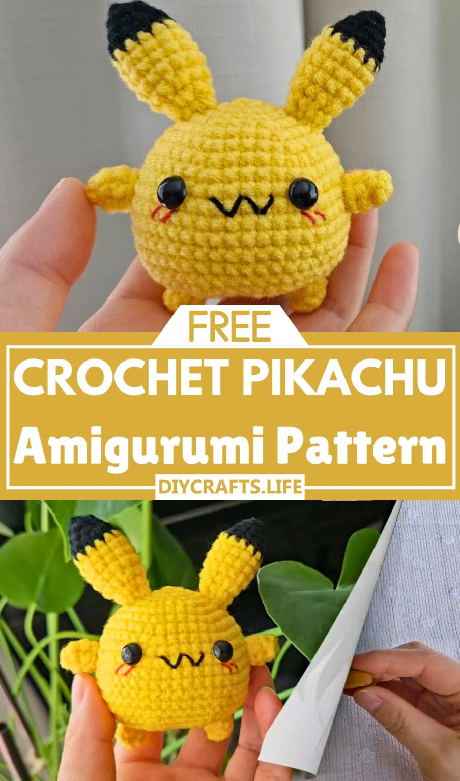 Easy Pikachu Crochet Patterns for Pokémon Fans - DIY Crafts