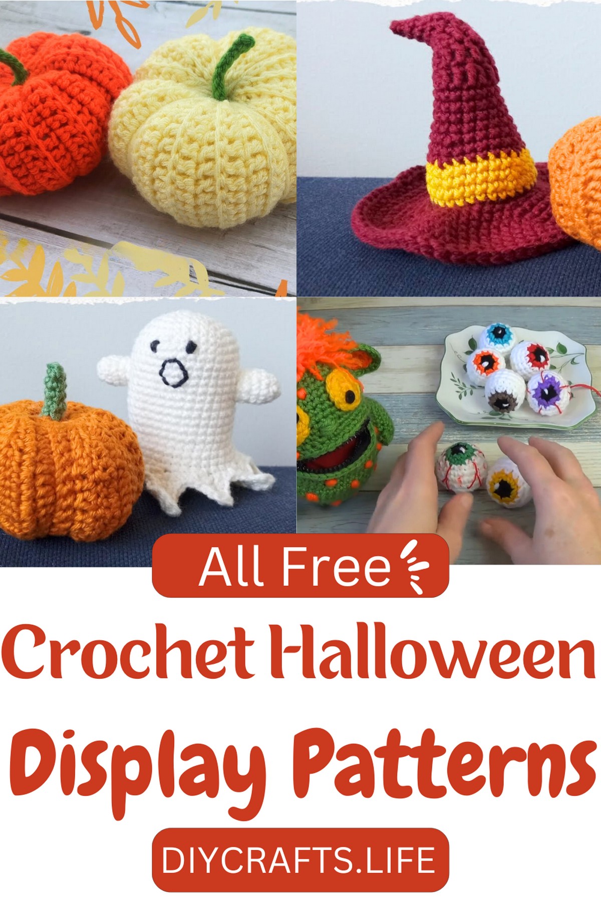 Crochet Halloween Display Patterns for All Skill Levels - DIY Crafts