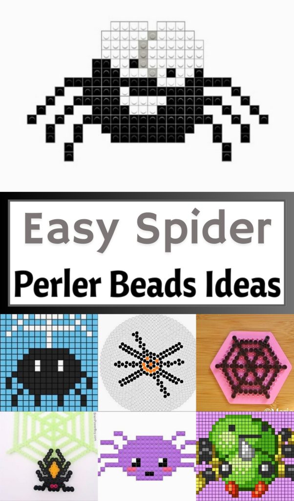 12 Spider Perler Bead Patterns For Halloween - DIY Crafts
