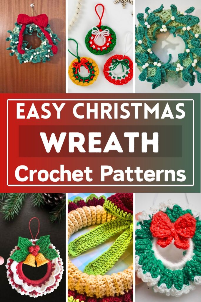 25 Unique Crochet Christmas Wreath Patterns - DIY Crafts